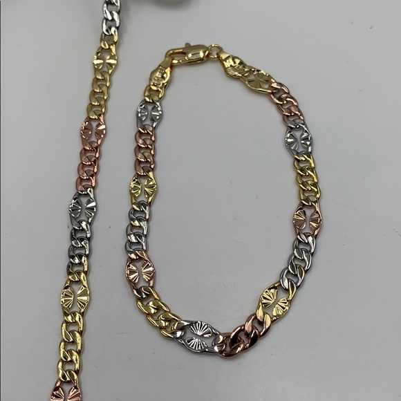 Accessories | Italian Rolled Gold Chain And Bracelet | Poshmark